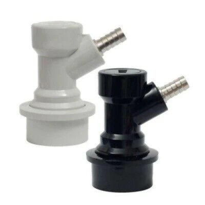 Ball Lock Keg Coupler Set for Home Brewing Corny Kegs Connector 1/4 ...