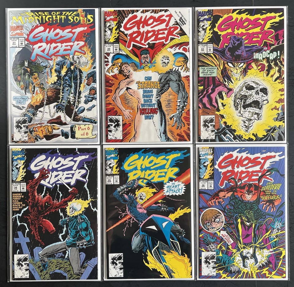 Ghost Rider (1990) NM #1 - 65 FULL RUN + Annual #1 Marvel Comics Danny ...
