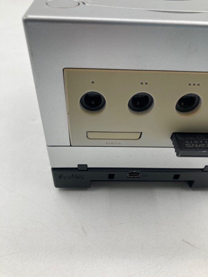 Nintendo GameCube Console Silver With Game Boy Player & Memory Card | eBay