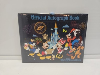 NEW Disney WALT DISNEY WORLD Official AUTOGRAPH Blue Book Castle | eBay