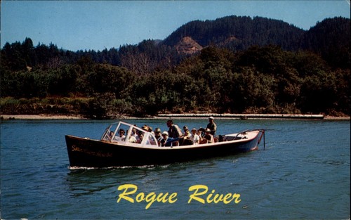 Rogue River Mail Boats Oregon vintage postcard q449 | eBay