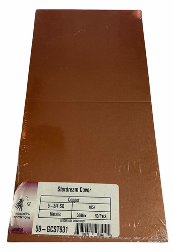 Stardream Cover Copper Metallic 5-3/4 Square Card Stock Paper 105lb 50 ...