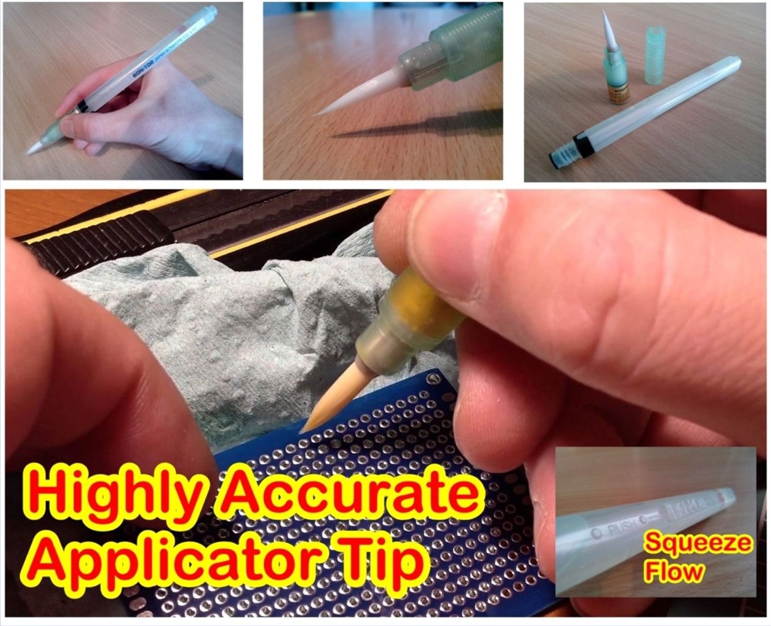 BONKOTE BON-102 Solder Flux / Fluid Dispensing Pen - Refillable - Box ...