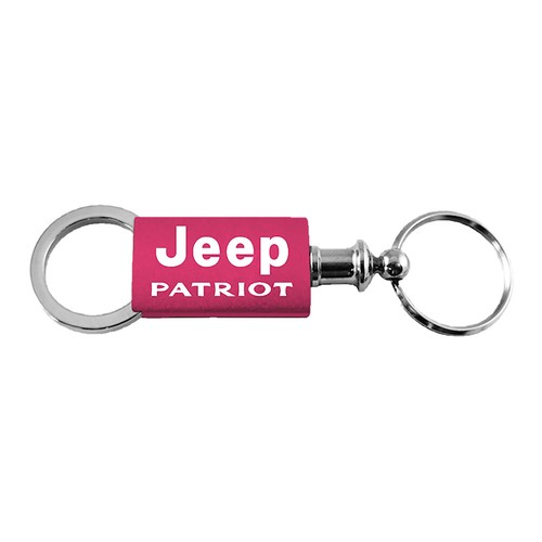 Jeep Patriot Keychain & Keyring - Pink Valet Aluminum Key Fob Key Chain ...