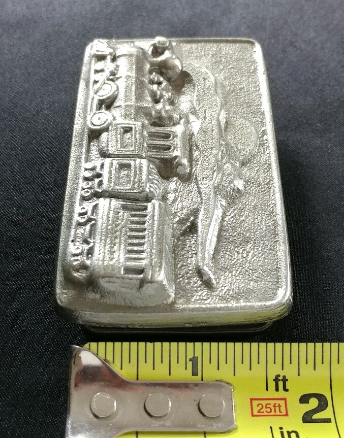 TRAIN STEAM ENGINE AMERICAN LOCOMOTIVE SUN CLOUDS CAR… - Gem