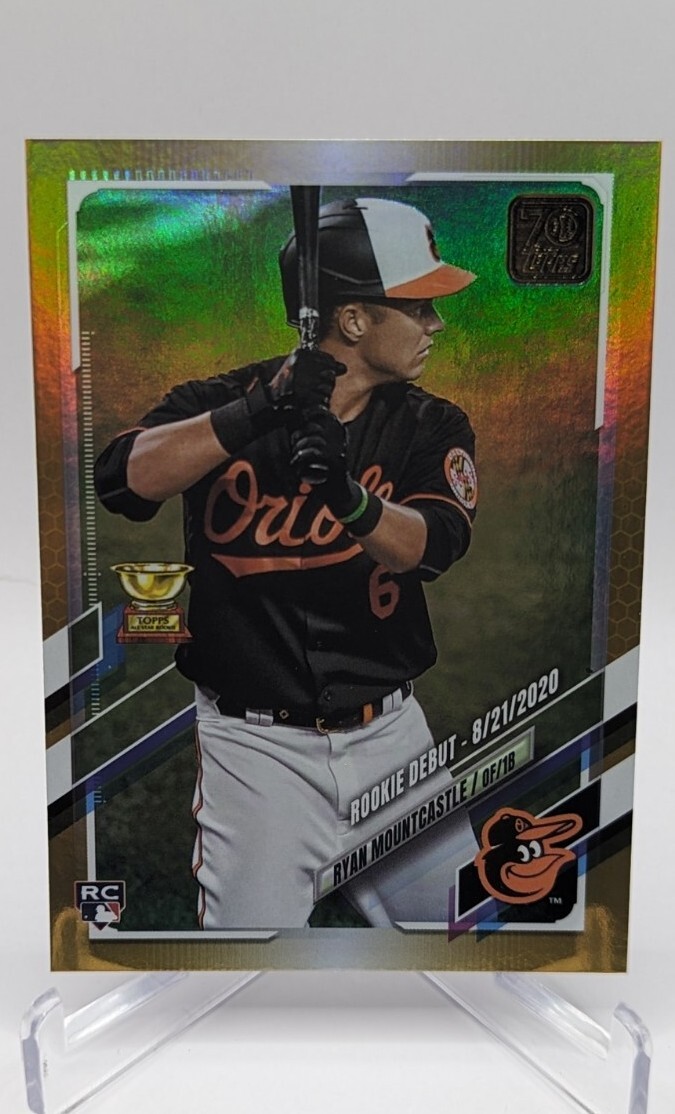 2021 TOPPS UPDATE RYAN MOUNTCASTLE GOLD FOIL ROOKIE DEBUT #US265 ...