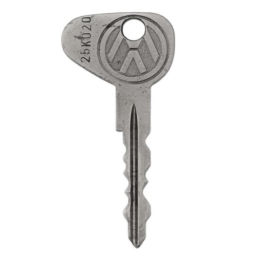 VOLKSWAGEN Key - Original 25K020 Precut - Vintage VW Beetle Bug 1960's ...