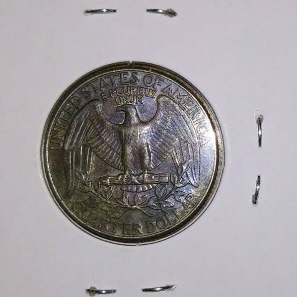 1990 - D Mint - Washington Quarter - Lot# 296 Dark Color | eBay