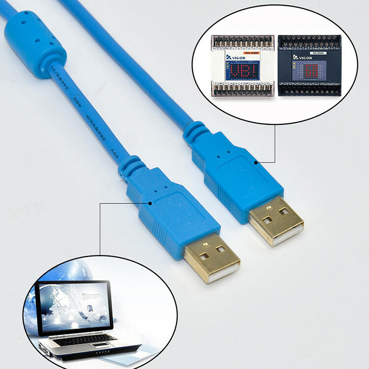 USB-VIGOR PLC Programming Cable for Feng Wei VB VH M Series Data Cable ...