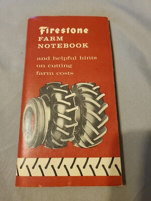 Vintage FIRESTONE Farm Pocket Notebook 1960's | eBay