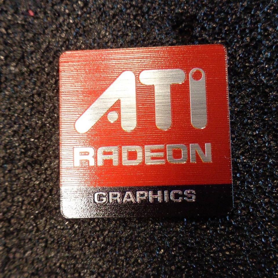 ATI Radeon Retro PC Logo Label Decal Case Sticker Badge [498] | eBay