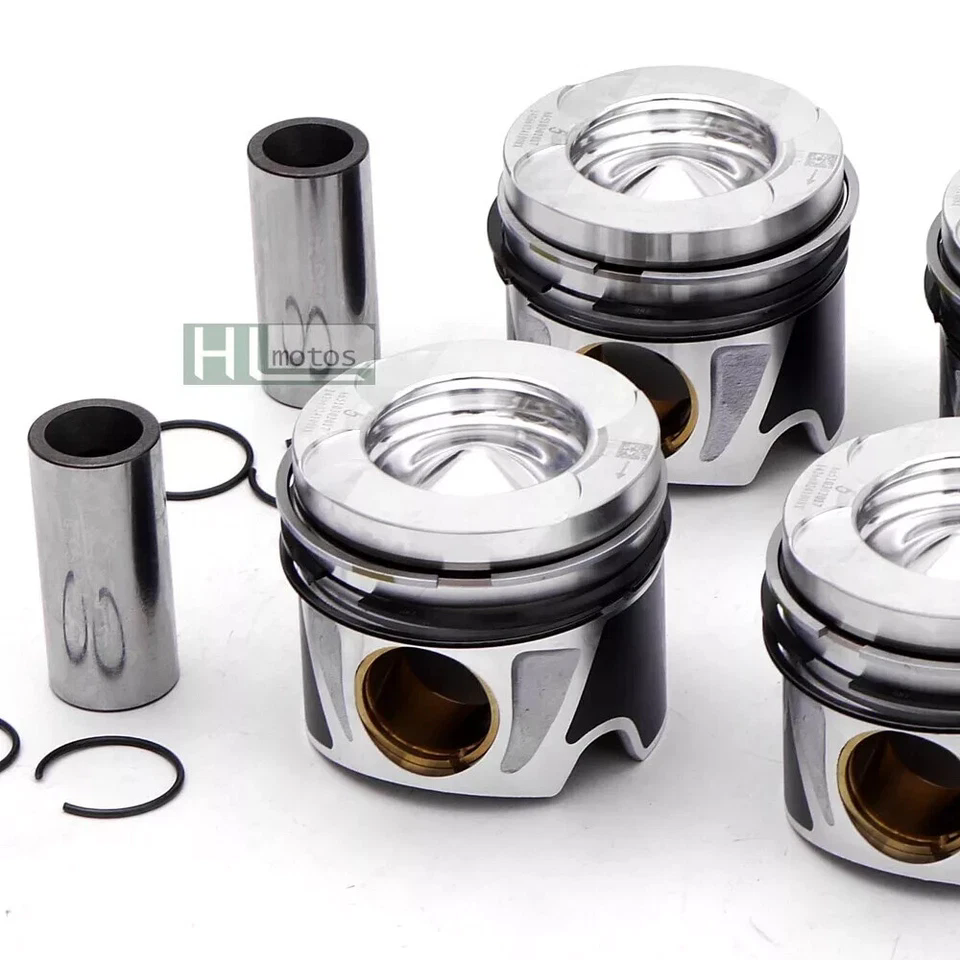 4x Piston Set STD For Mercedes-Benz W205 C220 W204 CDI Sprinter Vito ...