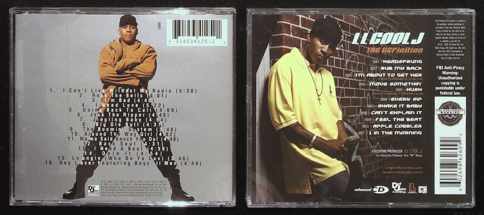 LL Cool J All World AND The Definition CD 1996 2004 Def Jam Recordings ...