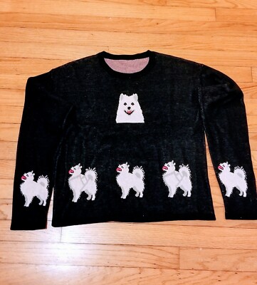 LADIES Samoyed Finnish Spitz American Eskimo sweater dog blouse new ...