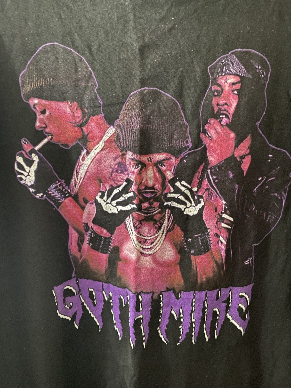 Rare Goth Mike Goth Rap Horrorcore Long Sleeve Shirt Black Graphic ...