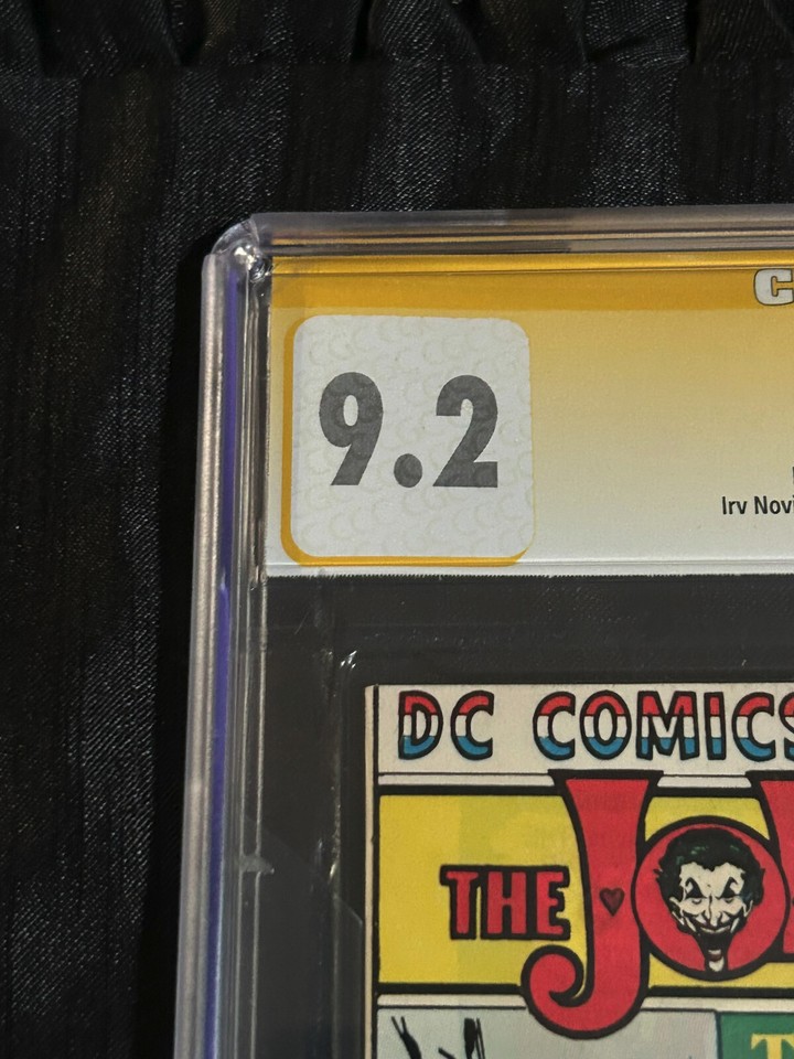 DC Comics 1976 The Joker #8 CGC 9.2 NM- Ernie Chan & Jerry Robinson ...
