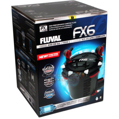 FLUVAL FX2 FX4 FX6 EXTERNAL CANISTER POWER FILTER INC MEDIA FISH TANK ...
