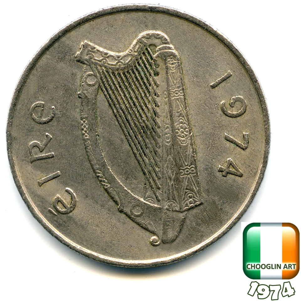 An IRISH 1974 TEN PENCE 10p coin, 51 Years Old! | eBay