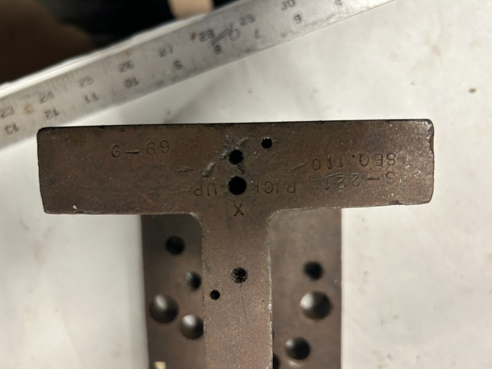 MACHINIST DrWy LATHE MILL Taft Pierce Right Angle Set Up Plate Fixture ...