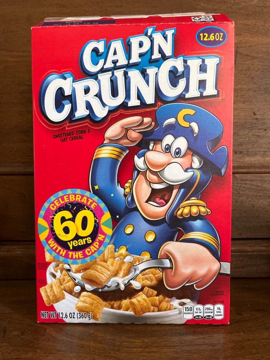 Captain Crunch Cereal Box