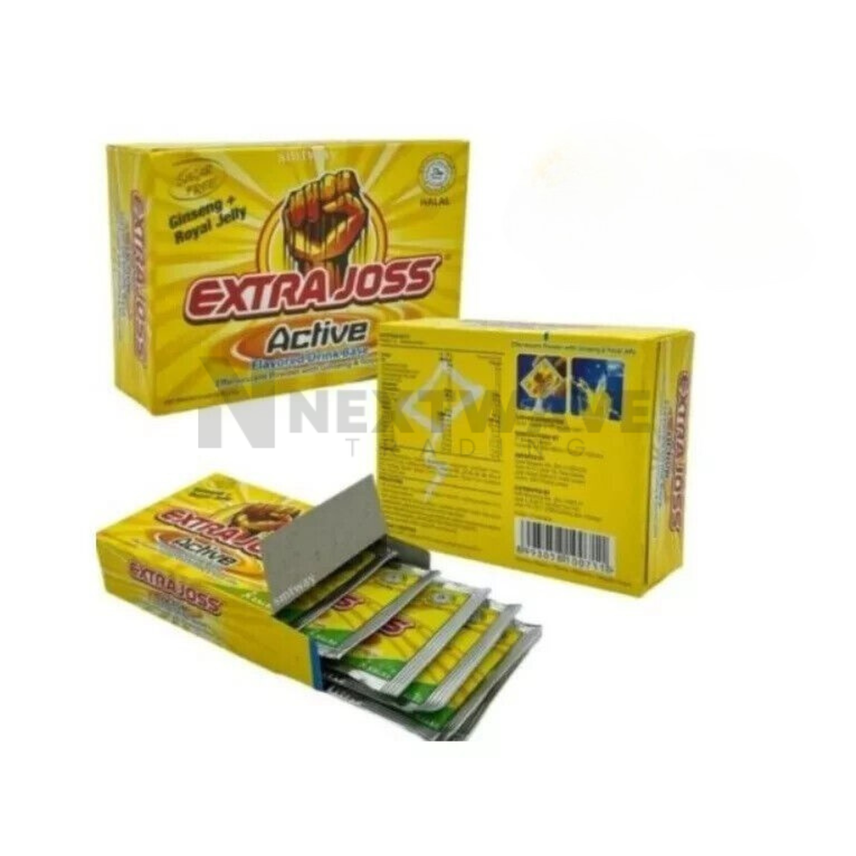 Extra Joss 30 Box (180 Sachets) Energy Drink Powder Sugar Free Boost ...
