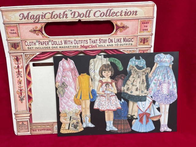 Magicloth Introducing Betsy McCall Magnetic Cloth Dress up Paper Doll 8 ...