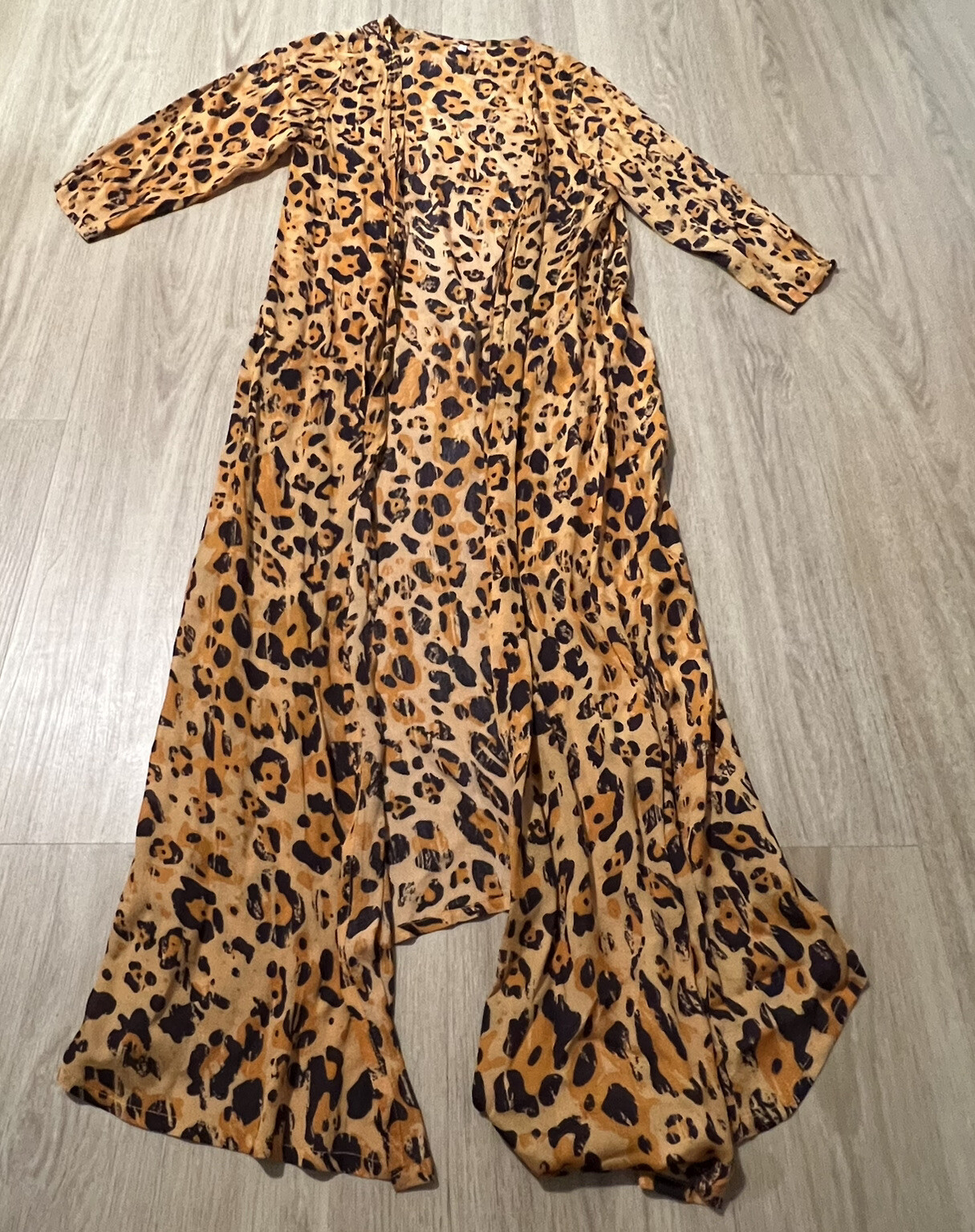 Spell Vintage Wild Ones Amber Duster Animal Print One Size Gypsy ...