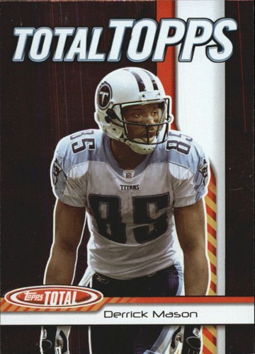Derrick Mason-Tennessee Titans- 2001 Topps Total Total Topps Insert ...