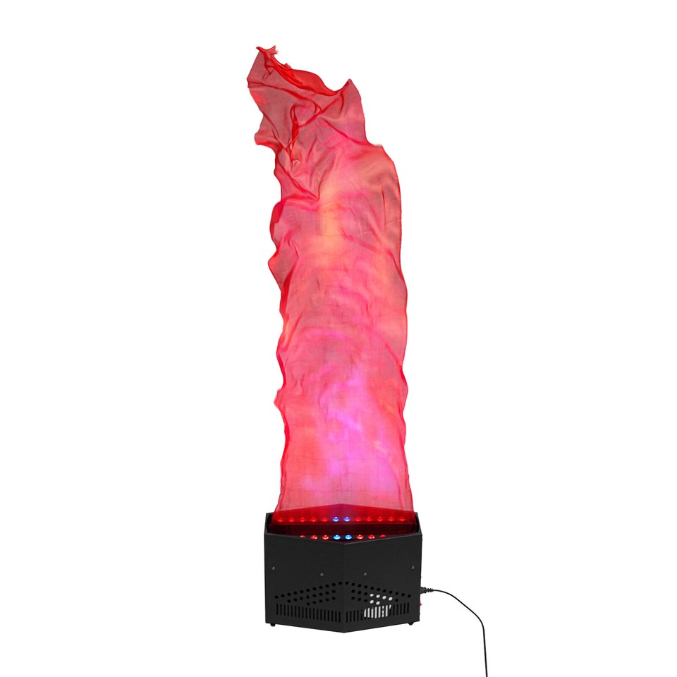 24 LED Flame Fire Light Machine Stage Atmosphere Effect Party Fake Fire ...