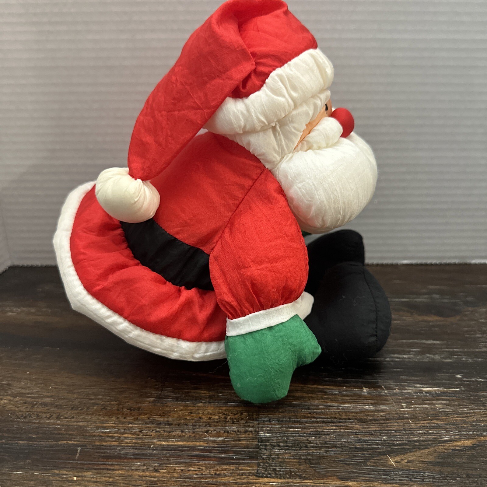 Vintage Hallmark Cards Inc. Nylon Puffy Style Plush Santa Claus ...
