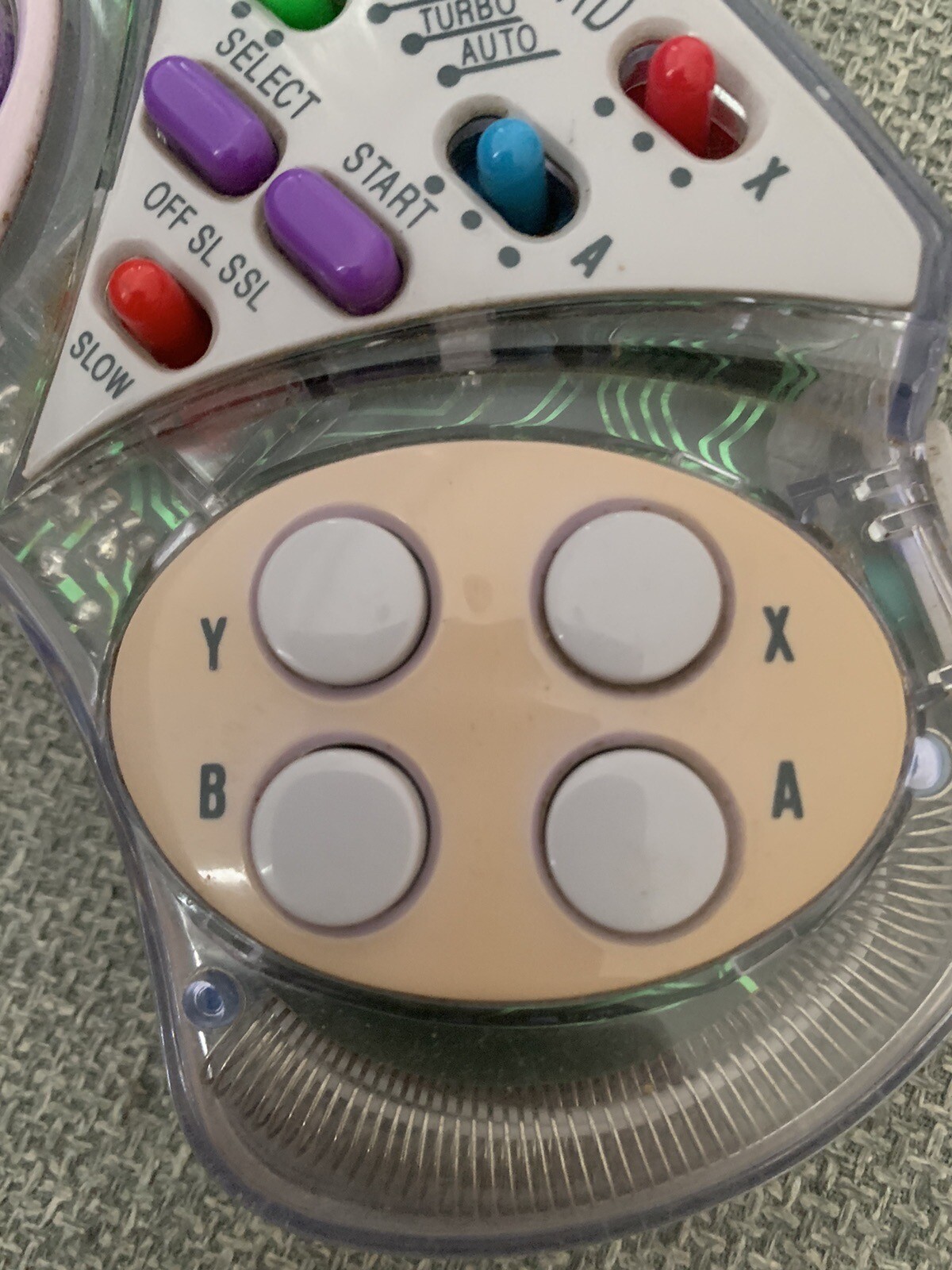 SNES - Aqua Pad Controller mit Turbo Funktion - Super Nintendo - Great ...