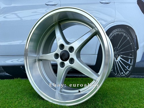 4 x 18 Inch 5x108 Ocean DTM Style Silver Polished Wheels: Fits For ...