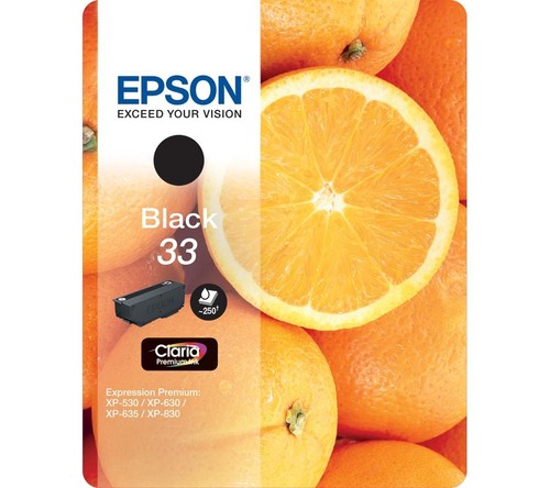 T33 Genuine Epson XP-635 Black Ink Cartridge T3331 | eBay