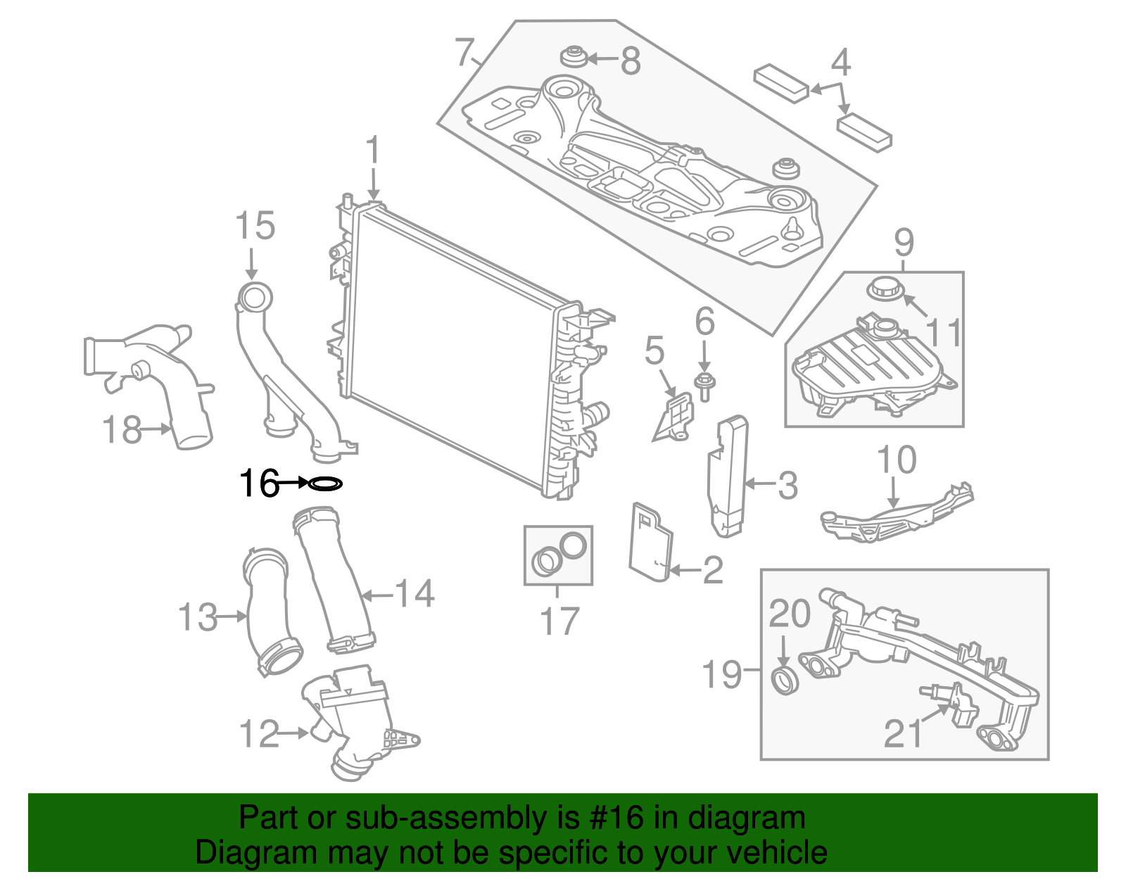 Jaguar F-pace X761 Outlet Pipe O-ring AJ811350 OEM for sale online | eBay