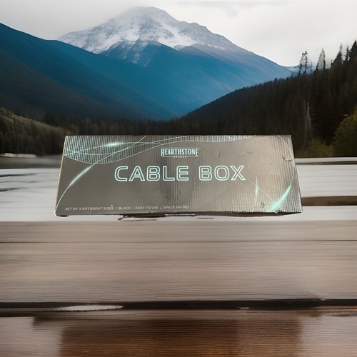Hearthstone Brands Cable Management Box - Cable Box Organizer - Wire ...