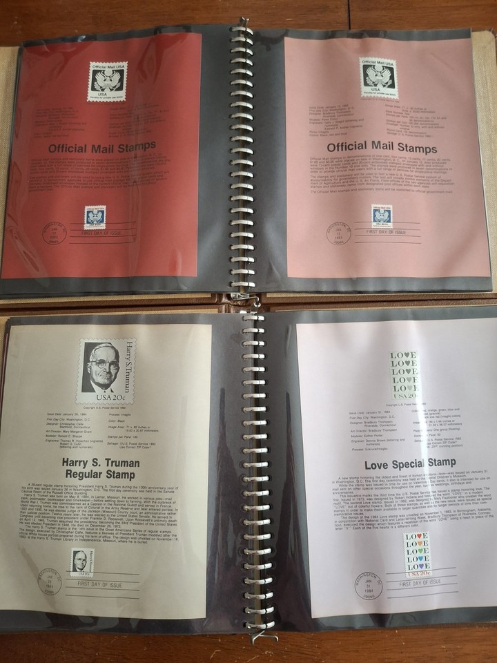 Lot of 78 USPS Souvenir Page First Day Issues 1982-1984 With PNCs | eBay