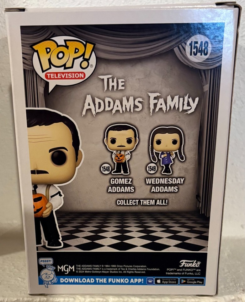 Funko Pop Television The Addams Family - 1548 Gomez Addams | eBay UK