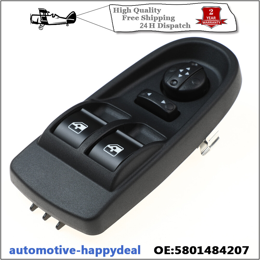 Front Electric Window Mirror Switch 5801484207 For IVECO DAILY MK5 2011 ...