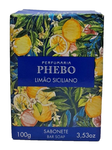 Phebo Limao Siciliano Soap from Brazil - 3.53oz 100g | eBay