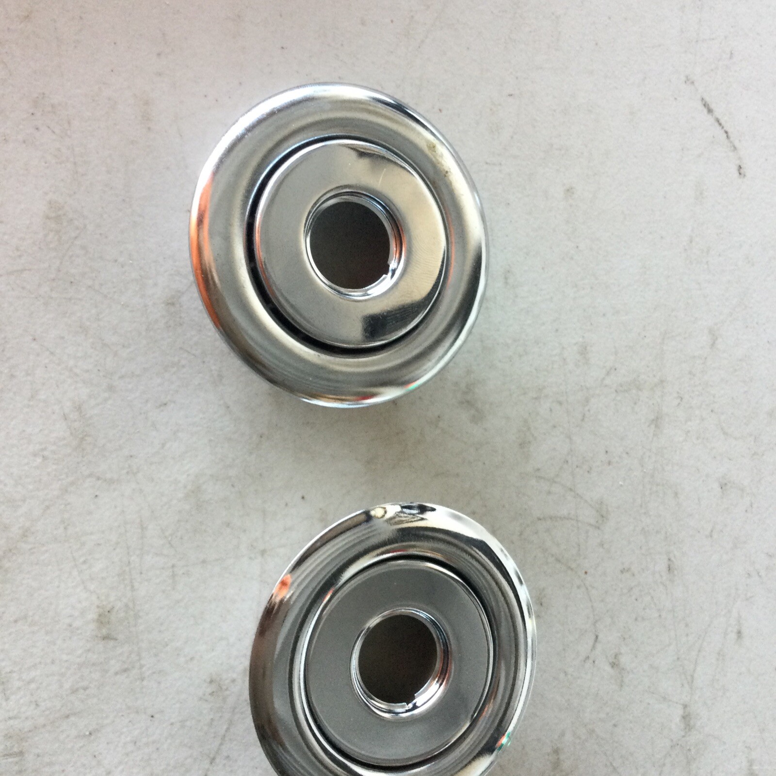 (2) GL Series Globe Fire Sprinkler Recessed Escutcheon Chrome 1/2" IPS ...