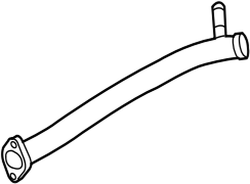 1310A058 Mitsubishi Pipe, water pump inlet 1310A058, New Genuine OEM ...