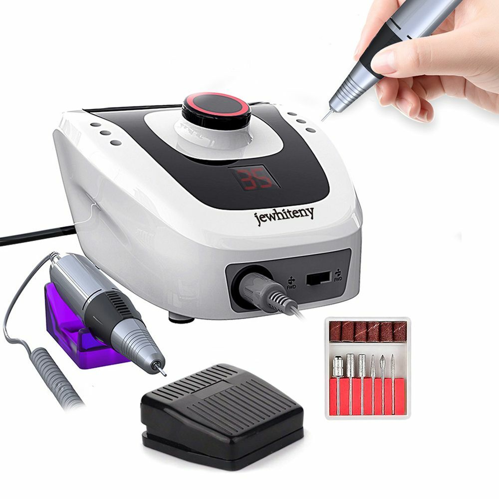 35000 RPM Pro Electric Nail Drill Machine Manicure Pedicure Kit Nails ...
