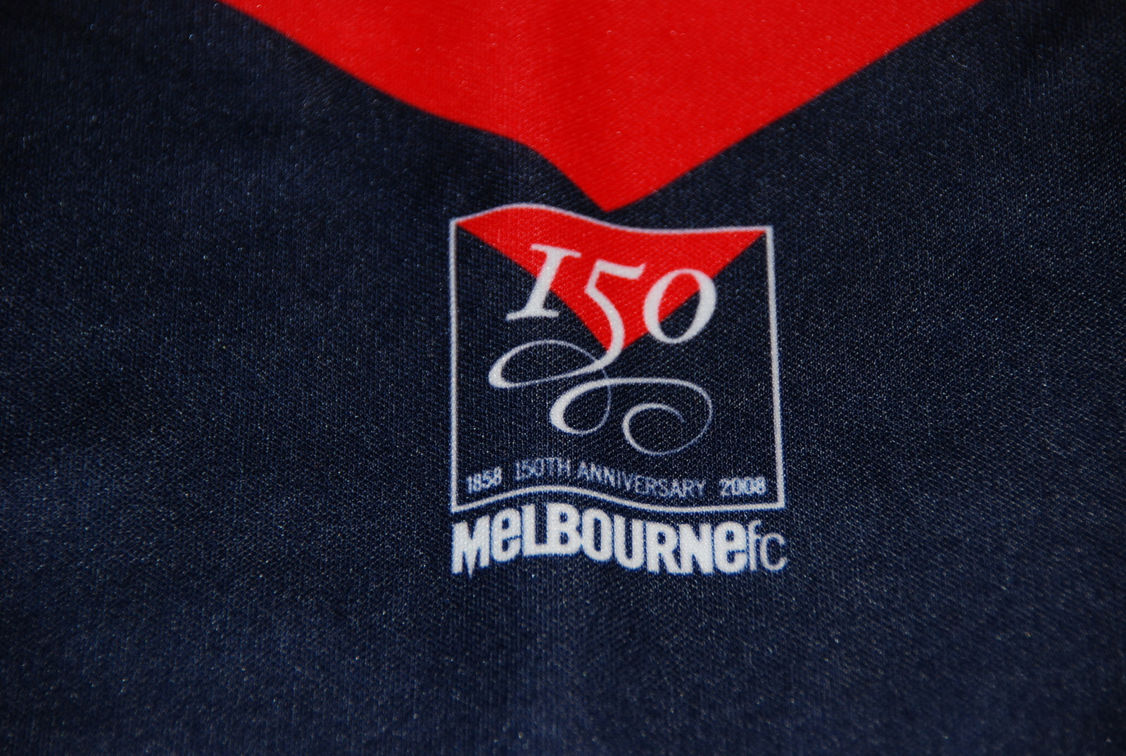 MELBOURNE DEMONS AFL 150 YEAR JUMPER OFFICIAL LIMITED EDITION JUMPER ...