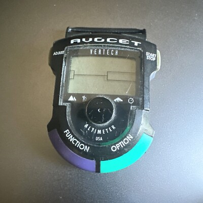 Vintage Avocet Vertech Altimeter Watch No Band Needs Battery ...