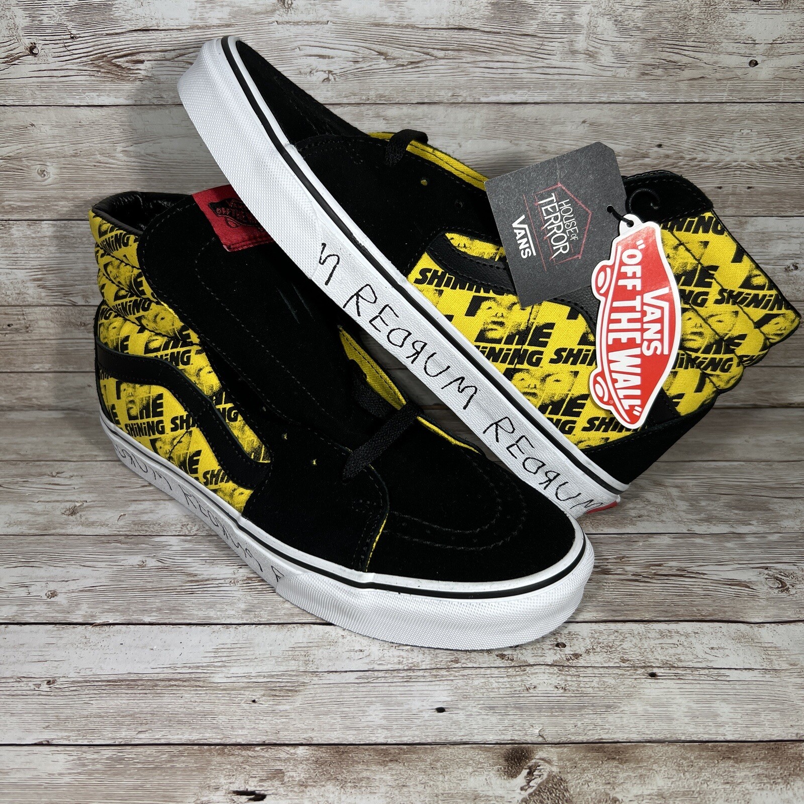 Vans x House of Terror The Shining "RedRum" Sk8-Hi Men's Size 9 | eBay