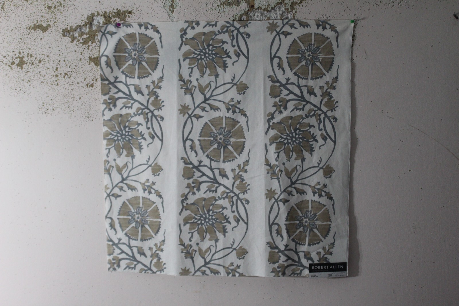 Robert Allen, Boheme Vine, Floral, 27" W X 27" L, Various Colors ...