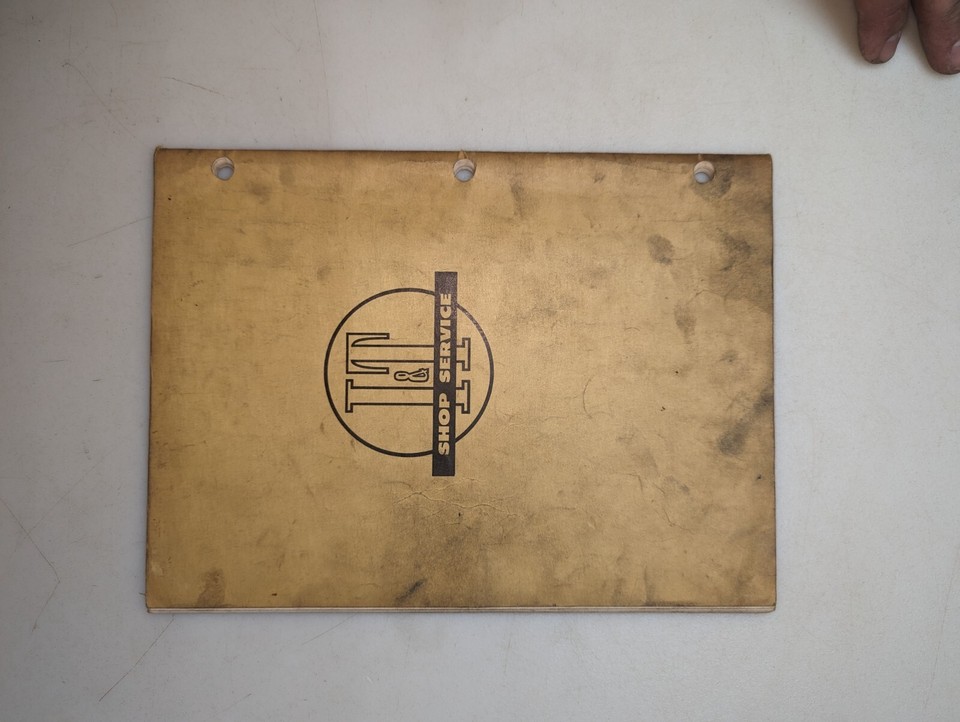 Vintage JI Case IT Technical Shop Manual Original Tractor 400 700B 800b ...