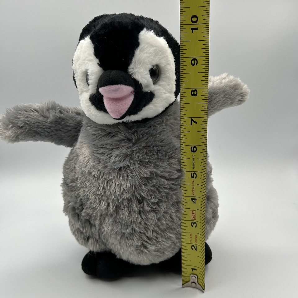 Wild Republic Baby Emperor Penguin Plush 11" Stuffed Animal Realistic ...