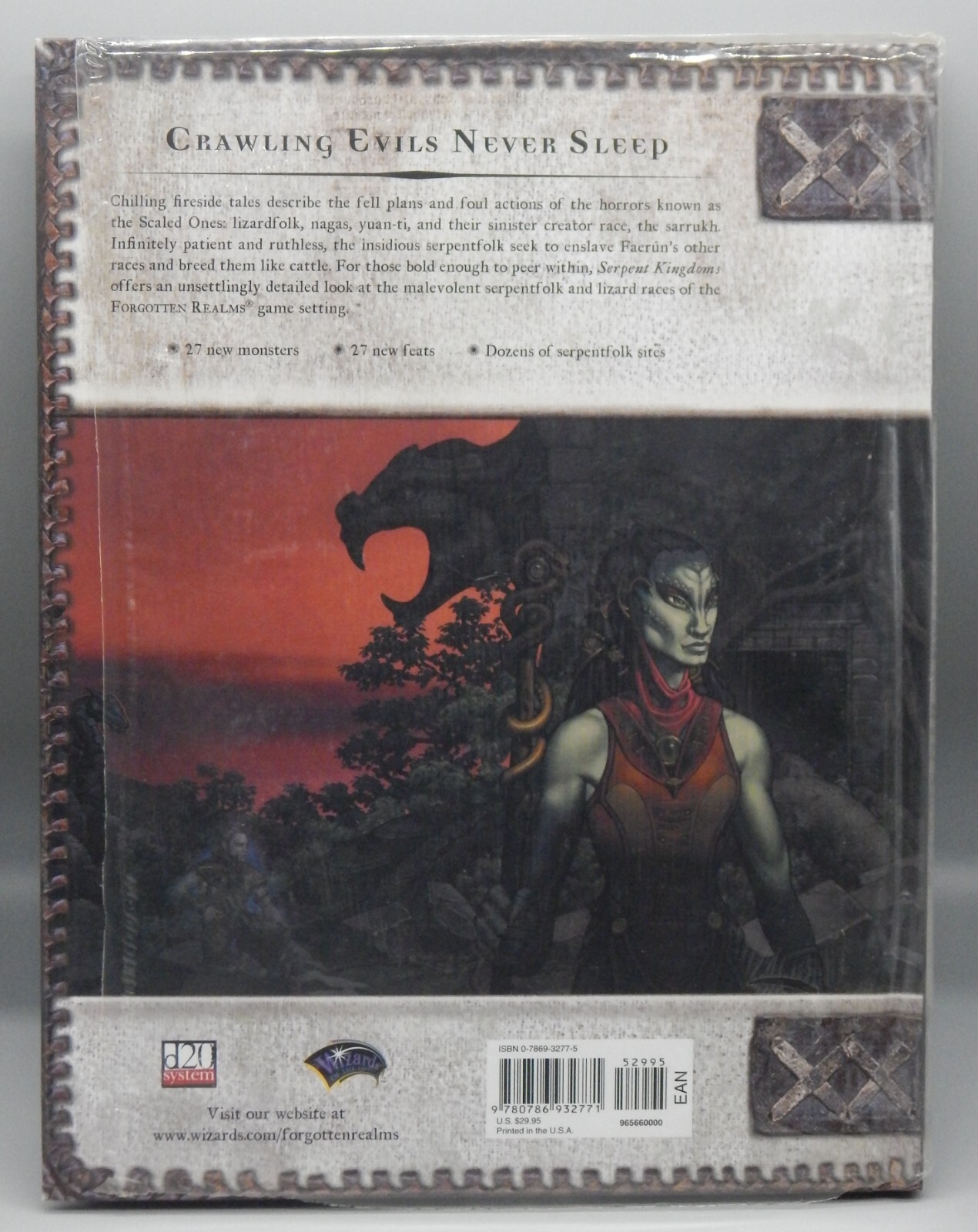 Dungeons & Dragons SERPENT KINGDOMS hardcover guide book 3.5 FORGOTTEN ...