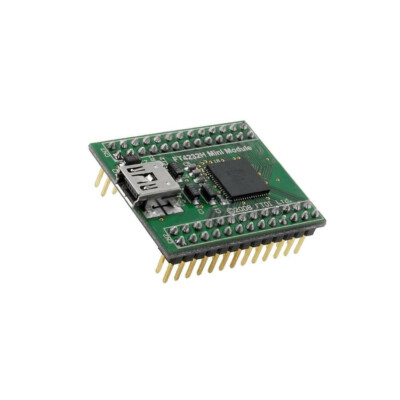 FT4232H MINI MODULE Modul: USB MPSSE x2,UART x4 USB B mini,Stiftleiste ...
